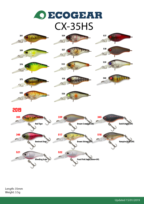 EcoGear Crank 35mm - Sportys Fishing